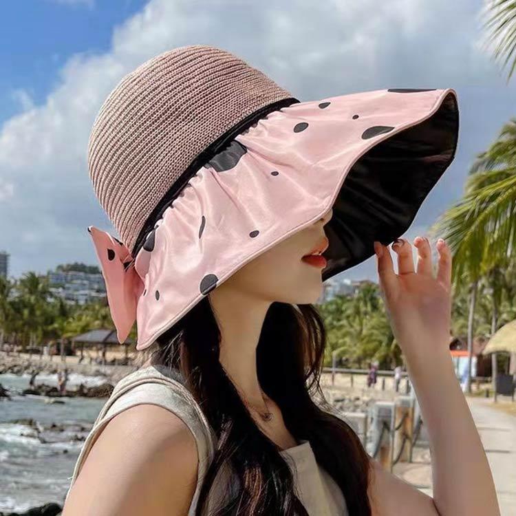 バックリボン 日よけ帽子 遮光 uv レディース 帽子 uv帽子日よけ つば広 リボン ママ ぼうし 日焼け防止 おしゃれ かわいい 通 : DAIM STORE - 通販 - Yahoo ...