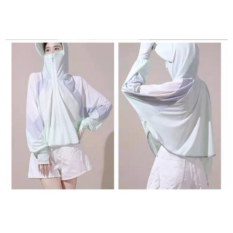 長袖 パーカー ラッシュガード レディース 接触冷感 uvカット 配色 UV UPF50 ジップアップ 通気性 ストレッチ 涼しい 日焼け防止 : DAIM STORE - 通販 ...