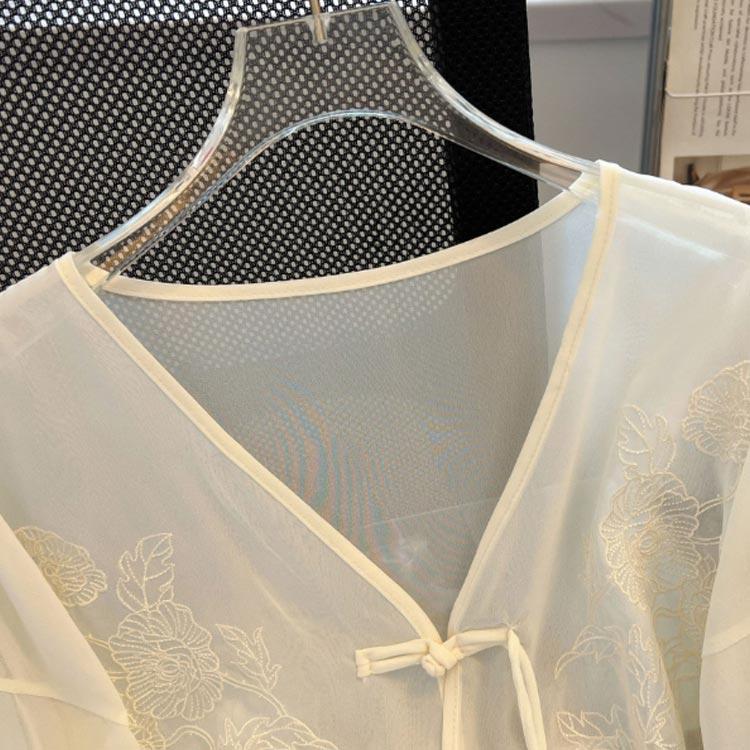 カーディガン ジャケット 透け感 長袖 羽織 チャイナボタン UVカット トップス レディース 薄手 無地 サマージャケット 日焼け止め : DAIM STORE - 通販 - Yahoo ...