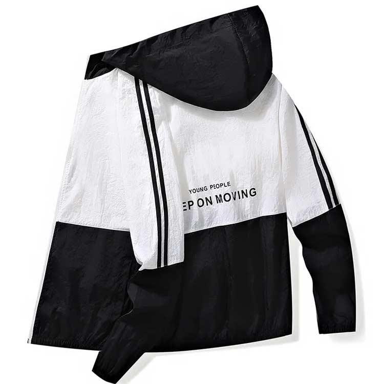 メンズ 全4色 接触冷感 パーカー ジャケット 涼感 フード付き ラッシュガード 長袖 UVカット アウター ひんやり 吸汗速乾 涼しい薄手 夏用 ジ : DAIM STORE - 通販 ...