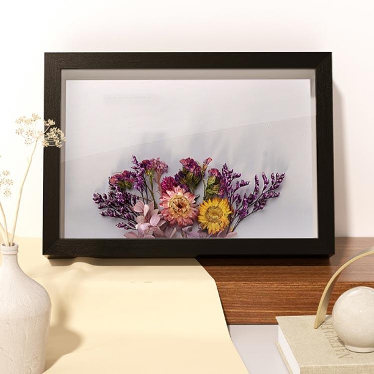 プリザーブドフラワー フォトフレーム DIY 花 写真たて プレシャスメモリーズ クラフトボックス 結婚祝い 退職祝い 誕生日祝い 開店祝い 敬老の日 : infit313548 : DAIM ...