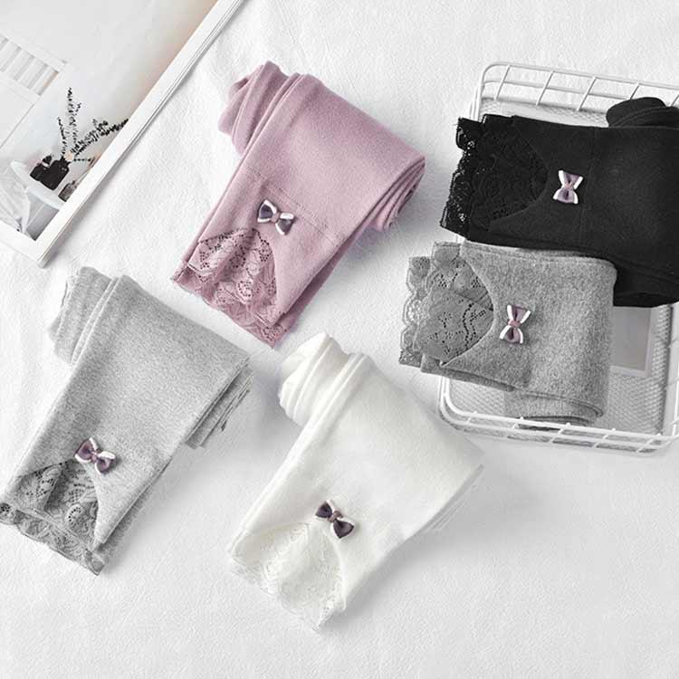 レギンス キッズ スパッツ スキニー 女の子 ストレッチ美脚パンツ ルームウェア 10分丈 リボン レース 子供服 子ども服 こども服 ズボン 無地 : DAIM STORE - 通販 ...