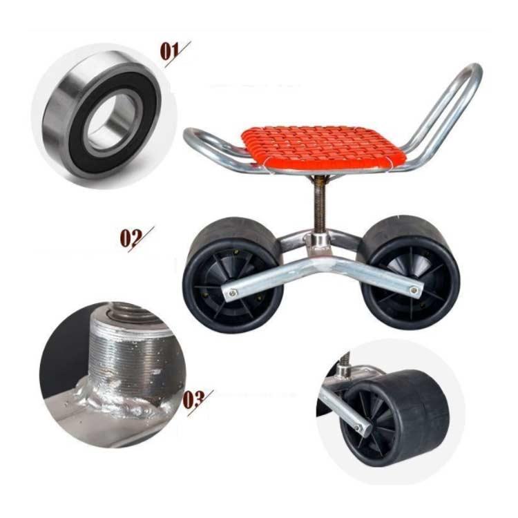 腰掛け台車 腰掛作業車 園芸用カート 高さ調節 360度回転 高さ調節 昇降自由 耐荷重300kg 作業イス タイヤ付き キャスター付き 園芸カート :tomin380287:DAIM ...