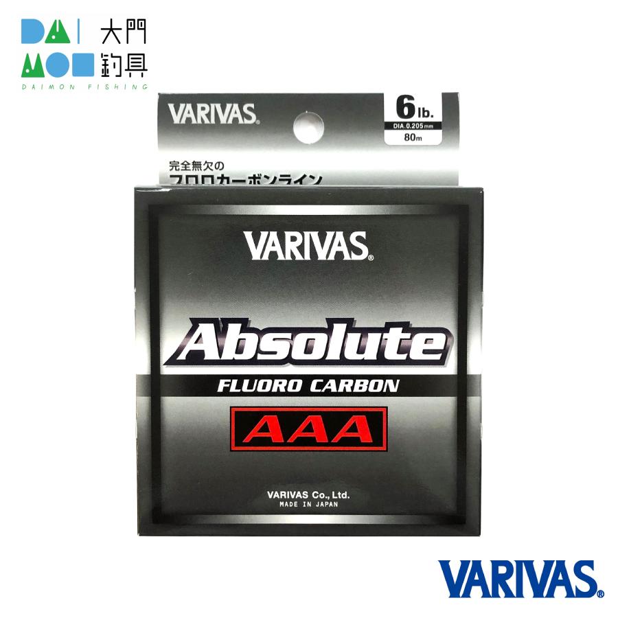 バリバス ライン アブソルート AAA フロロカーボン 80m 6lb / VARIVAS Absolute FLURO CARBON : 大門釣具 - 通販 - Yahoo!ショッピング