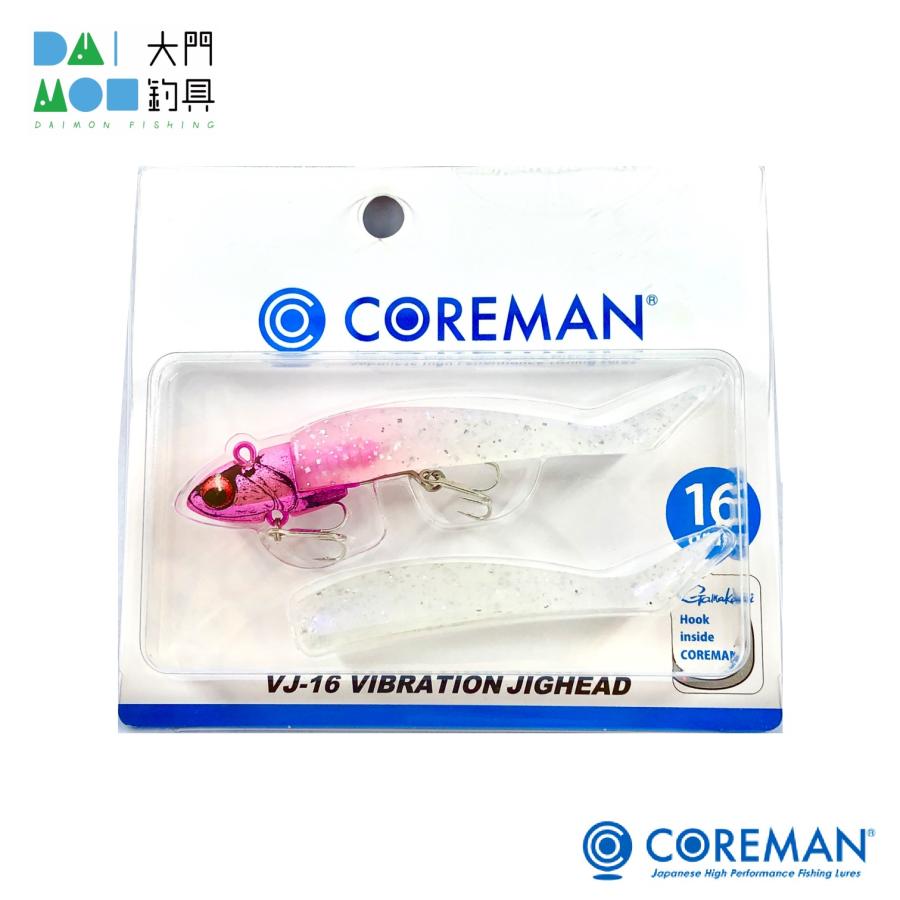 コアマン VJ-16 バイブレーションジグヘッド ＃064 ピンクヘッド/ケイムラパール / COREMAN Vibration Jighead : 大門釣具 - 通販 - Yahoo!ショッピング