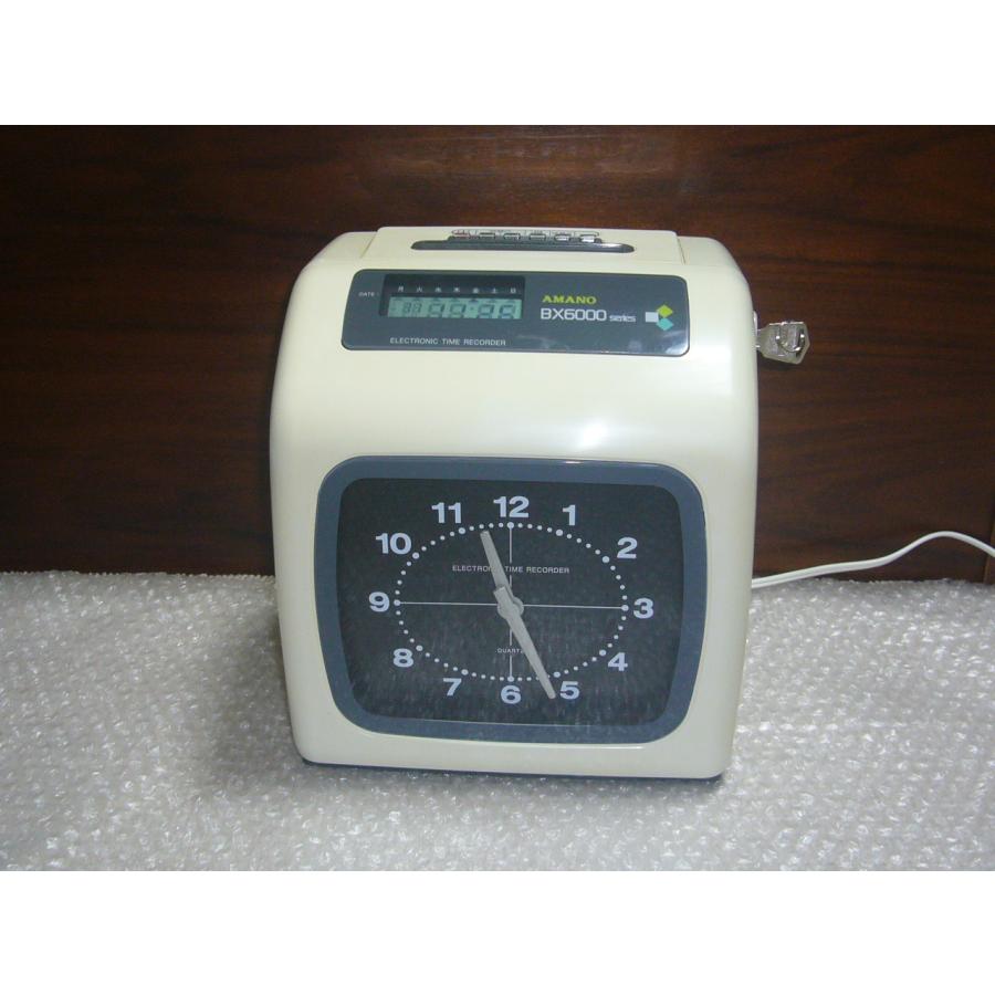 動作確認済 BX6000W インク新品、カギ、タイムカードA30枚付 アマノ タイムレコーダー :bx6000w:大 日 屋 - 通販 - Yahoo!ショッピング
