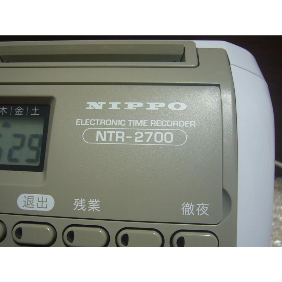 動作確認済 NTR-2700 ニッポー インク新品 タイムカード100枚付 タイムレコーダー : ntr-2700 : 大 日 屋 - 通販 - Yahoo!ショッピング