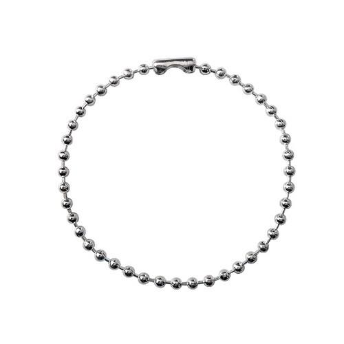 ボールチェーン コネクター付き 500本 キーホルダー シルバー 12cm 手作素材 DIYチェーン BC23/12cm ボール径2.3mm ニッケル : 大王製作所Yahoo店 - 通販 ...