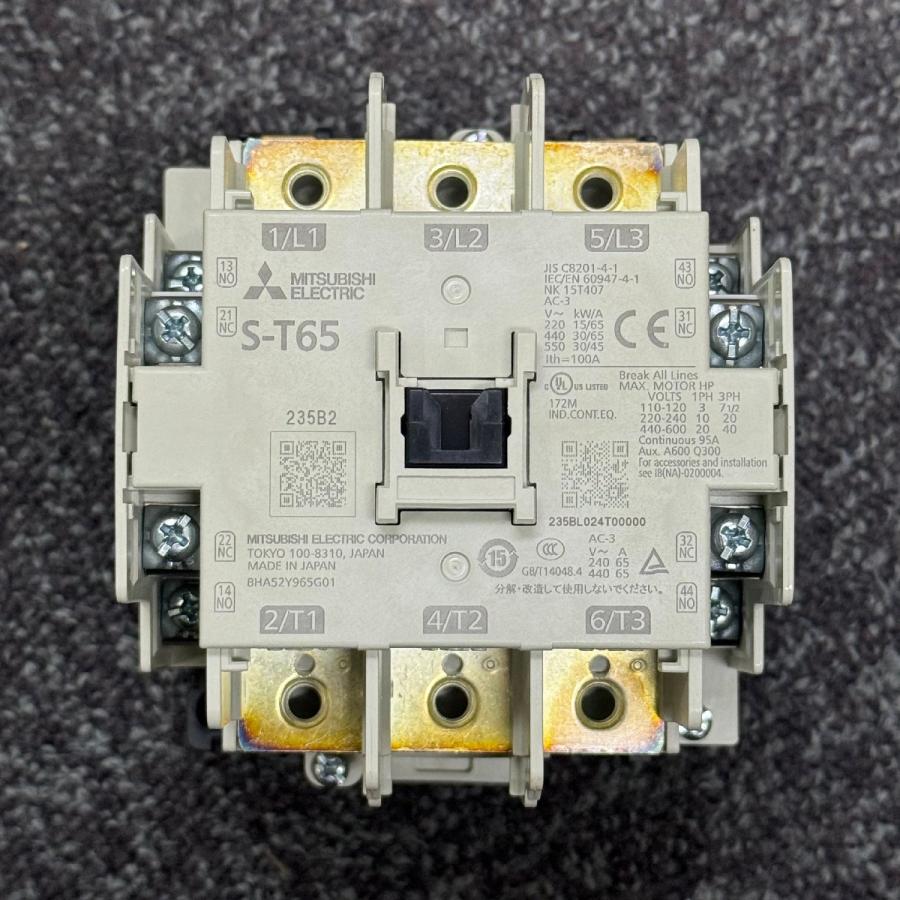 S-T65 在庫1点限り 訳アリ 三菱 MITSUBISHI 非可逆式電磁接触器 AC200V 2a2b 2023年製 管49209 : DaiouStore-Pro - 通販 - Yahoo ...