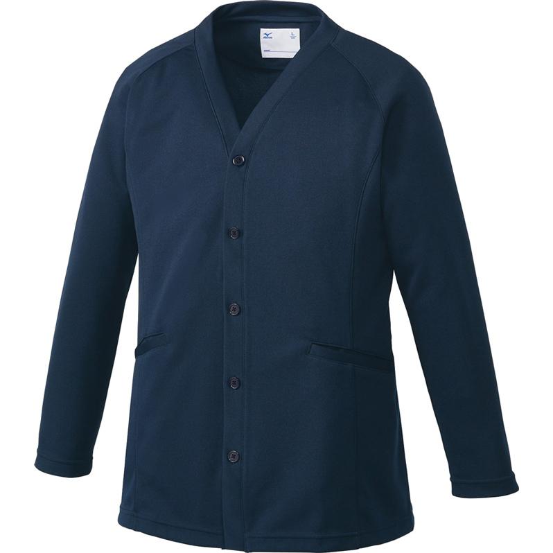 医療白衣 ミズノ MIZUNO MZ-0210 カーディガン 男性 女性 兼用 吸汗速乾 ストレッチ SS-3L :mz0210:白衣のおおぎや - 通販 - Yahoo!ショッピング