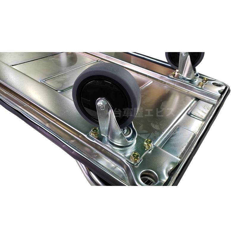 花岡車両 スチール製折りたたみハンドル台車 小型サイズ サイレントキャスター DANDY UDL-DX-GS 710×450mm : 台車屋エビス ヤフーショップ - 通販 - Yahoo ...