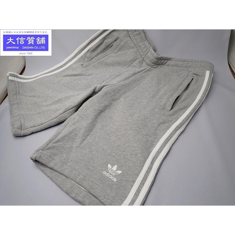 ADIDAS アディダス 3ストライプ ショーツ M ミディアムグレーヘザー DH5803 中古B+ 【送料無料】 A-7317 ...