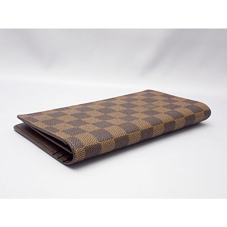 LOUIS VUITTON（ルイ・ヴィトン） ルイ ヴィトン ダミエ エベヌ ポルトフォイユ・ブラザ N60017 二つ折り長財布 ...