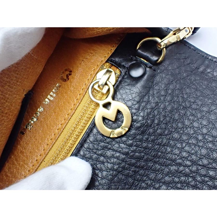 mila schon MILA SCHON ミラ ショーン セカンドバッグ クラッチ ブラック レザー 中古B 【送料無料】 A-8481 : 大信質舗ヤフー店 - 通販 - Yahoo!ショッピング