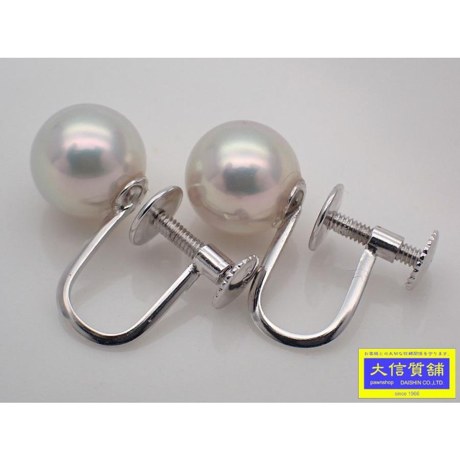 K14WG ホワイトゴールド あこや真珠 イヤリング 7.5mm 2.1g 中古A 【送料無料】 C-8661 : 大信質舗ヤフー店 - 通販 - Yahoo!ショッピング
