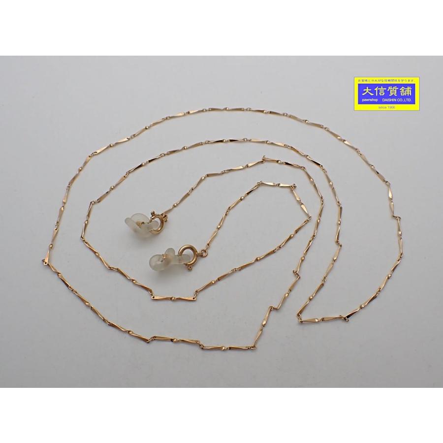 K18 イエローゴールド メガネチェーン 切子 70cm 3.84g 中古A- 【送料無料】 C-9360 : 大信質舗ヤフー店 - 通販 - Yahoo!ショッピング