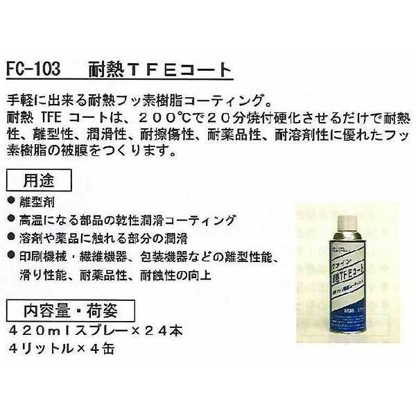 ファインケミカルジャパン 耐熱TFEコート FC-103 [191-200232] : DAISHIN工具箱 - 通販 - Yahoo!ショッピング