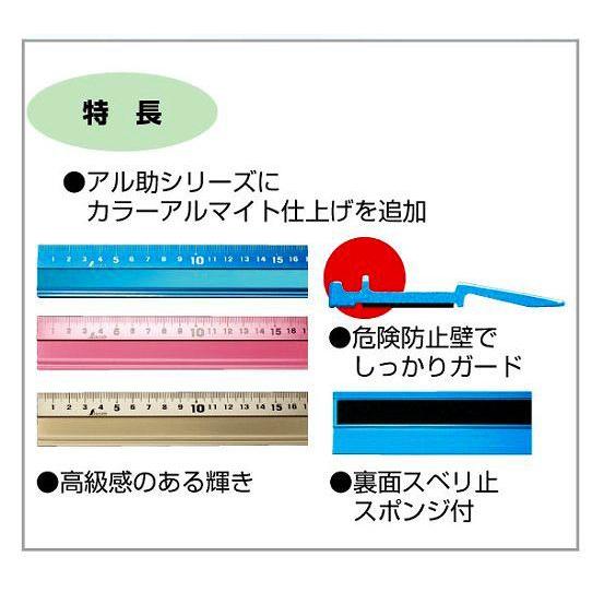 シンワ測定 アルミ直尺 アル助 30cm シャイニングブルー No.65415 [53-65415] : DAISHIN工具箱 - 通販 - Yahoo!ショッピング