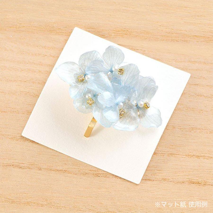 ブローチ・ポニーフック台紙 6.5×6.5cm 日本製 30枚 2種 ブローチ・ポニーフック台紙 6.5×6.5cm 日本製 30枚 2種