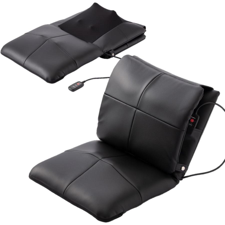 スライヴ マッサージチェア 「4つのスタイルでマッサージ」 座椅子 マッサージシート CMD-1000 ブラック 管理医療機器 :cmd1000bk:THRIVE STORE - 通販 ...