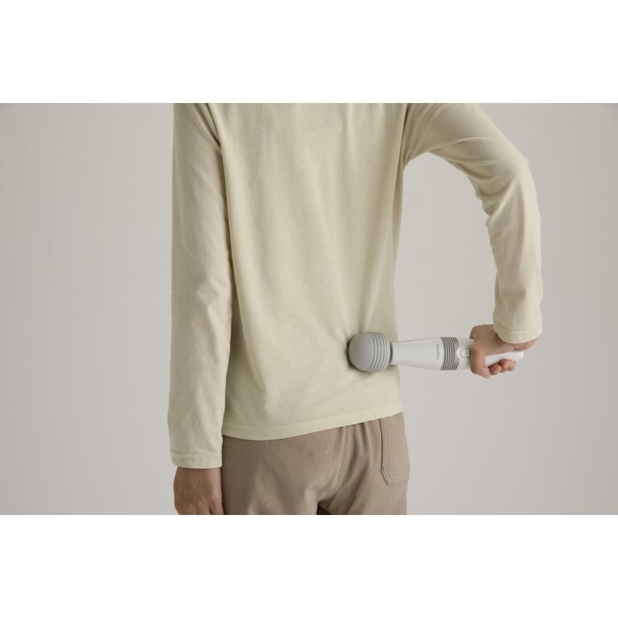 THRIVE スライヴ ハンディマッサージャー 「軽量 コードレスでどこでも手軽に振動マッサージ」 MD-013S ライトグレー 管理医療機器 : THRIVE STORE - 通販 ...