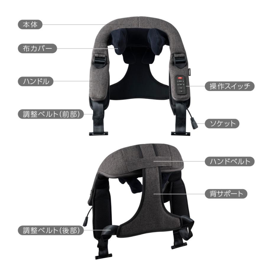 THRIVE 【メーカー公式店】 スライヴ ハンズフリーマッサージャー 「両手フリーでも落ちない つかみもみ コードレス 幅調整 速度切替え可能」 MD-462 管理医療機器 : THRIVE ...