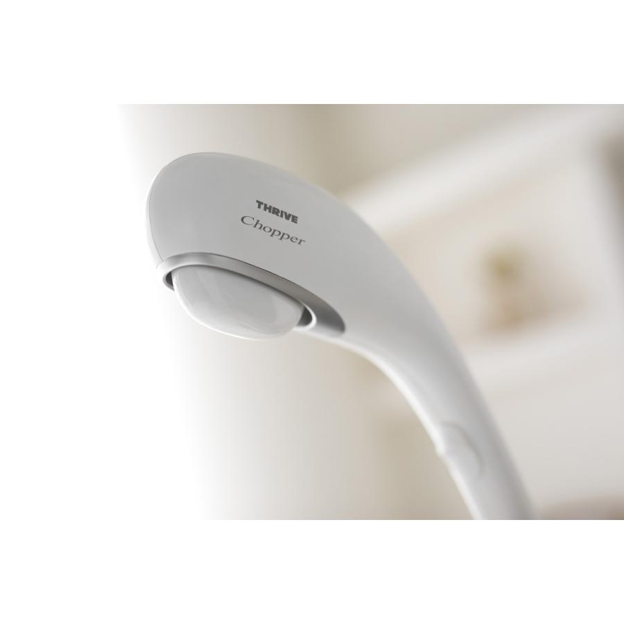 THRIVE スライヴ Chopper チョッパー 「心地よい振動で手軽にマッサージ」 ハンディマッサージャー MD-8302 ホワイト 管理医療機器 : THRIVE STORE - 通販 ...