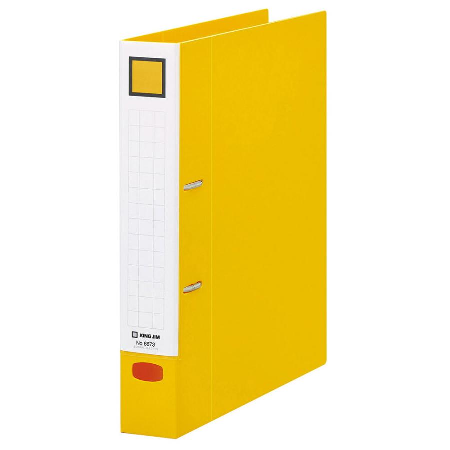 キングジム レバーリングファイル Dタイプ 黄 6873-Y : ダイヤストア - 通販 - Yahoo!ショッピング