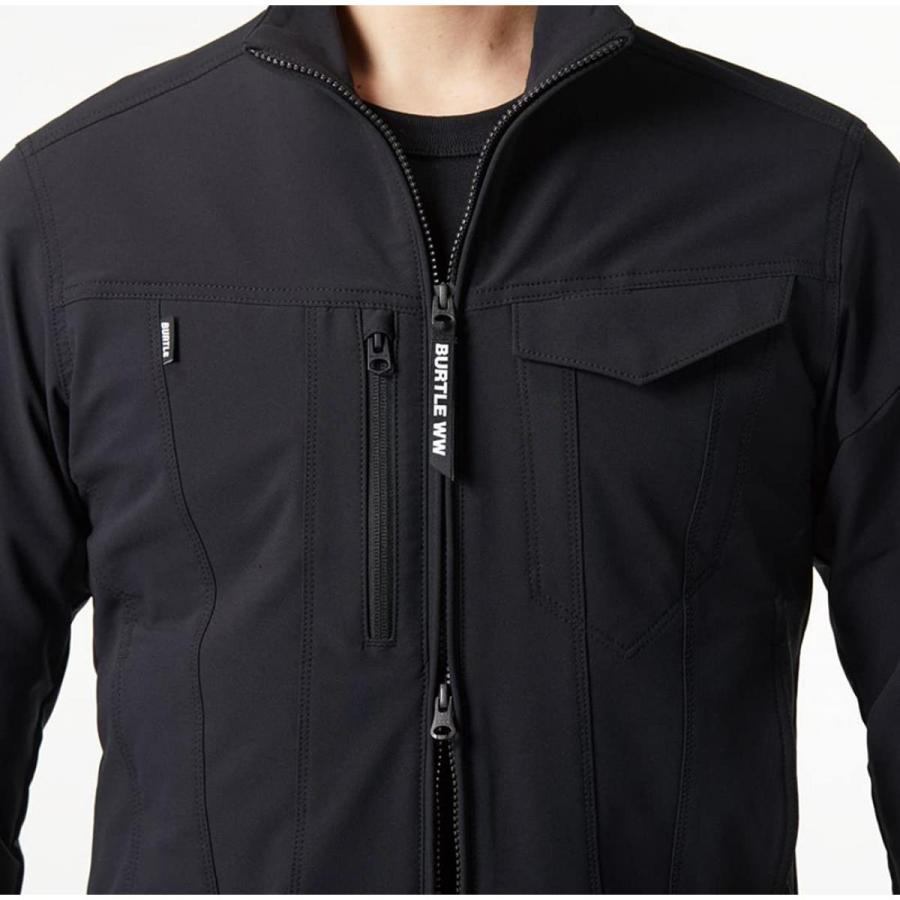BURTLE バートル ジャケット シルバー 9501-5 XL ユニセックス 作業着 作業服 上着 伸縮 ストレッチ ダブルジップ おしゃれ アウター : ダイユーエイト.com ヤフー店 ...