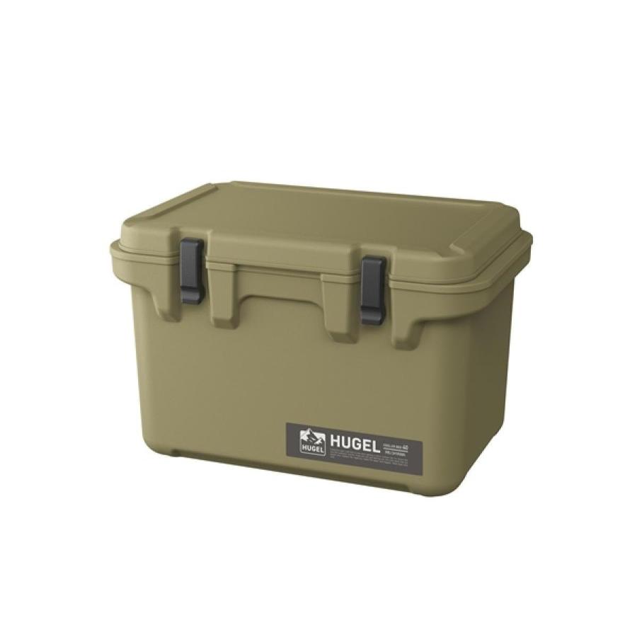HUGEL（アイリスオーヤマ） 【B1】 【在庫有・即納】アイリスオーヤマ HUGEL クーラーボックス 40L TC-40 カーキ 約30 ...