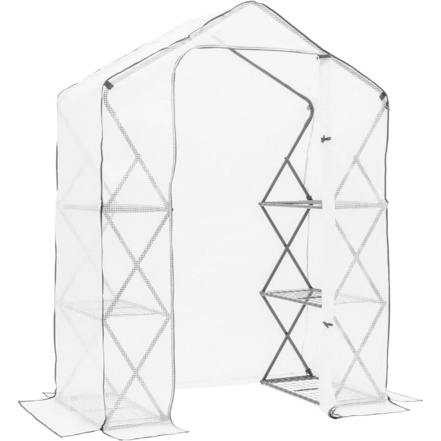 タカショー 大型 温室 ウォークイン 折りたたみ温室 GRH-F19 組立簡単 園芸 ビニールハウス ガーデニング 防寒 植物 畳める 越冬 Takasho : ダイユーエイト.com ヤフー ...