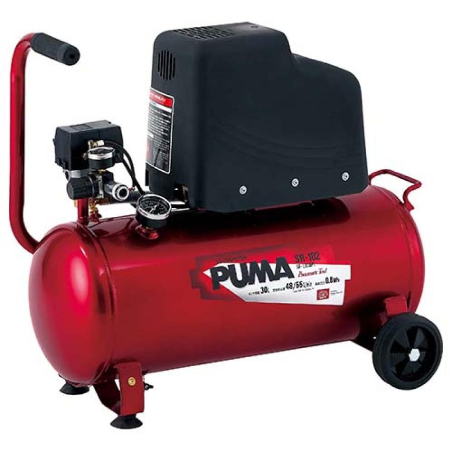 SK11 PUMA オイルレス エアーコンプレッサー SR-102 タンク容量 30L SR-L30MPT-01 吐出量55Lクラス バブル式ドレンコック : ダイユーエイト.com ヤフー店 ...
