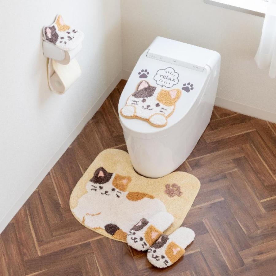 オカ ファンディットアニマル デコレーションマスコット ベージュ ねこ 猫 トイレ 洗濯可 : ダイユーエイト.com - 通販 ...