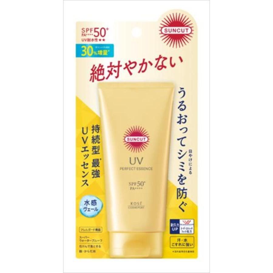 サンカットR SUNCUT パーフェクトUV エッセンス 80g 日焼け止め SPF50+/PA++++ スーパーウォータープルーフ 化粧下地 コーセー KOSE : ダイユーエイト.com ...