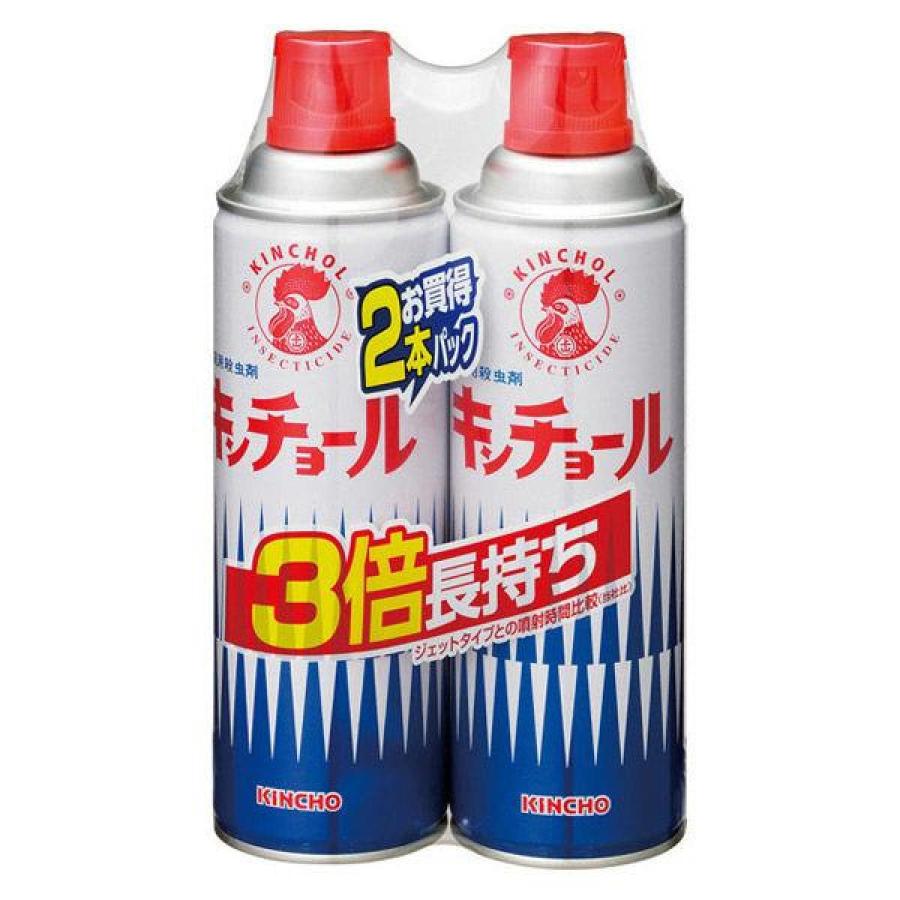 KINCHO 金鳥 キンチョール V 450ml 2本パック 殺虫剤 エアゾール 殺虫スプレー ハエ 蚊 ゴキブリ マダニ トコジラミ : ダイユーエイト.com - 通販 - Yahoo ...