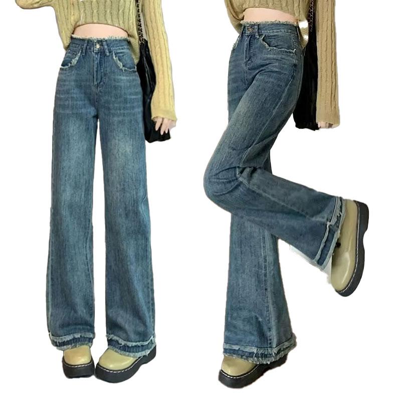 ストレッチ デニムパンツ レディース デニム ボトムス ゆったり すっきり 春 冬 秋 大きい サイズ 小さい フルレングス 美脚 脚長 きれいめカジュアル おしゃれ : DaMi - 通販 ...