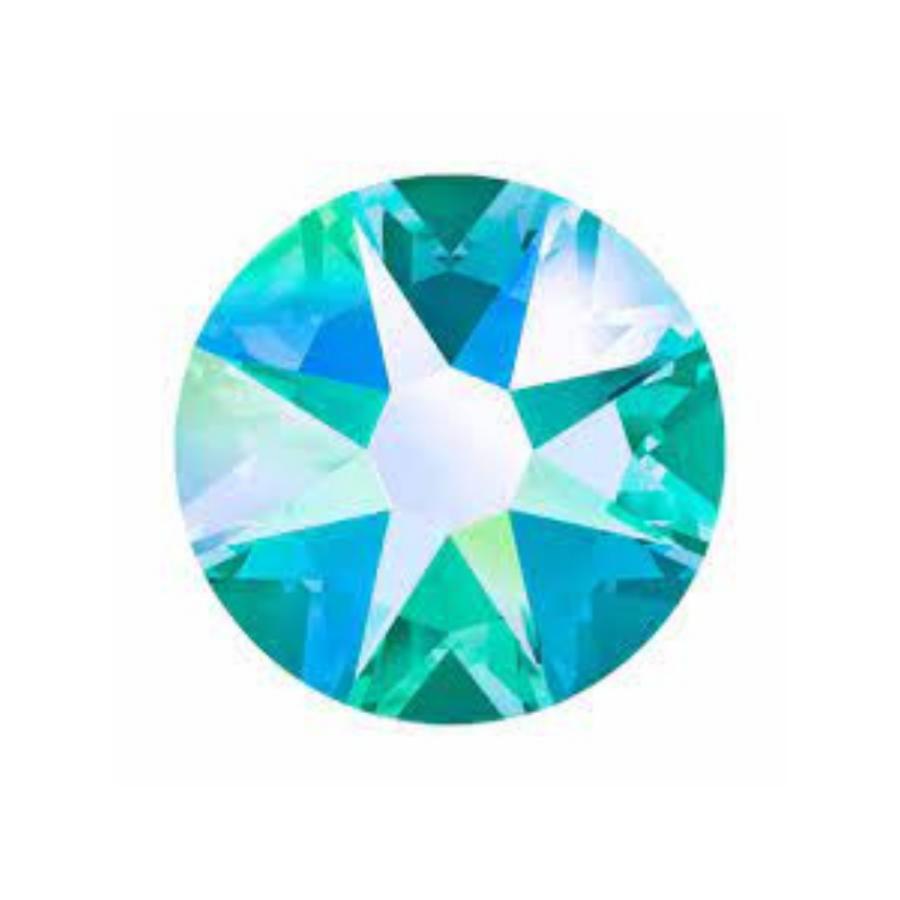 【SALE】ストーン スワロフスキー SS16 カラーAB ブルージルコンAB 小分け 50粒 在庫限り 半額357円(込)/定価715円(込 ...