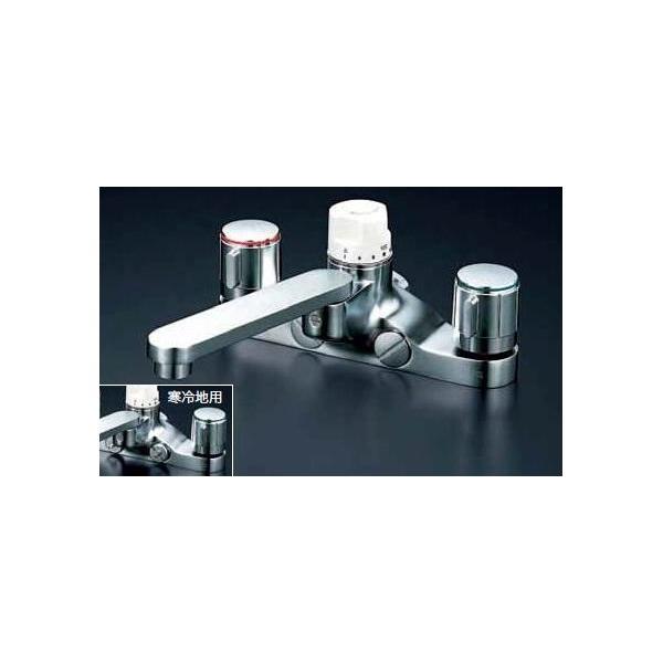 KVK KM296 series デッキ形定量止水付2ハンドル混合栓 KM296 : : ダンドリープロYahoo!店 - 通販 - Yahoo!ショッピング