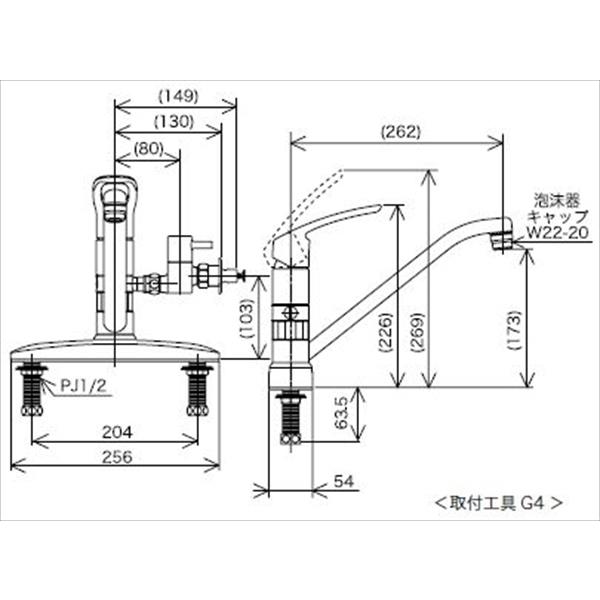 KVK KM5091T serie 給水・給湯接続/ 流し台用シングルレバー式混合栓 KM5091TTU : : ダンドリープロYahoo!店 - 通販 - Yahoo!ショッピング