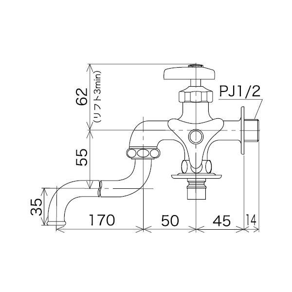 KVK プチエコ水栓 series 二口自在水栓 K21BNJ : : ダンドリープロYahoo!店 - 通販 - Yahoo!ショッピング