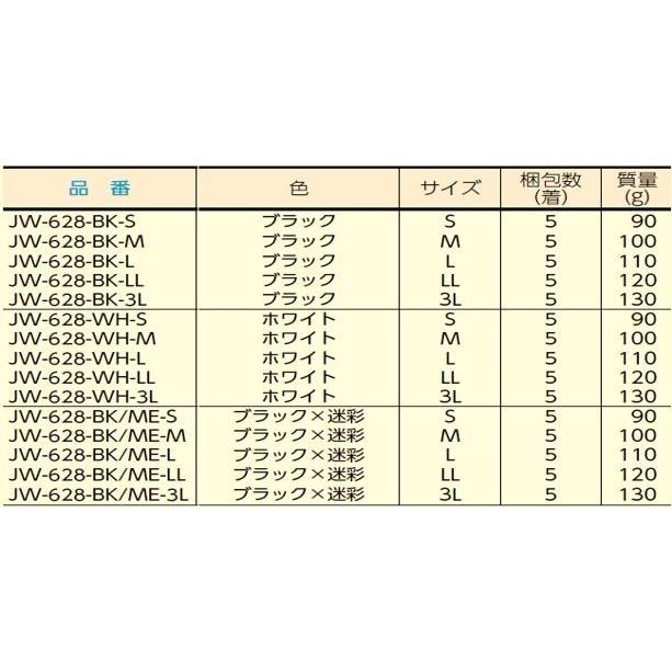 おたふく 冷感・消臭パワーストレッチ半袖クルーネックシャツ JW-628-BK/ME-M 8186838 : : ダンドリープロYahoo!店 - 通販 - Yahoo!ショッピング