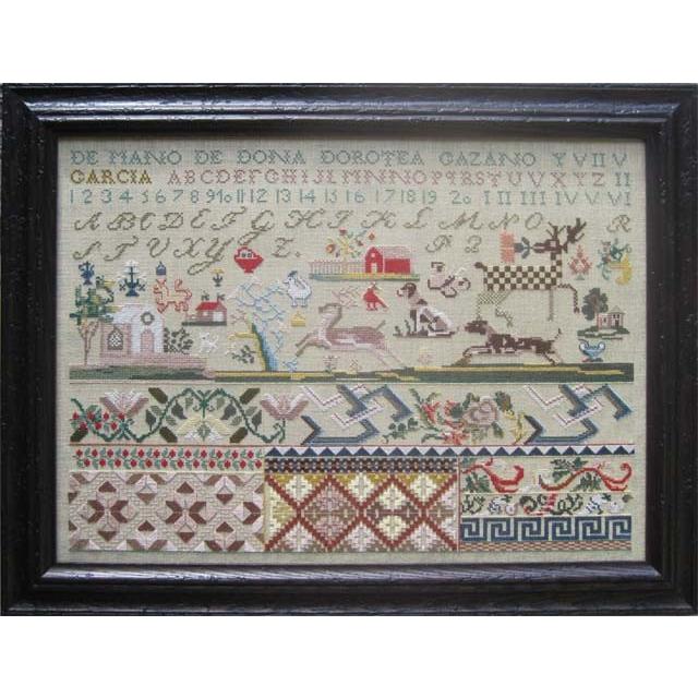 Dona Dorthea Gazano y Garcia Reproduction Sampler : Danish Embroidery ...