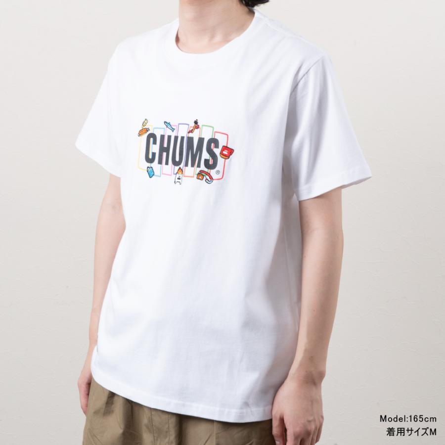 チャムス What To do in camping T-shirt プリントTシャツ 半袖 丸首 メンズ レディース ユニセックス 24SUMMER CH01-2361 :ch01-2361 ...