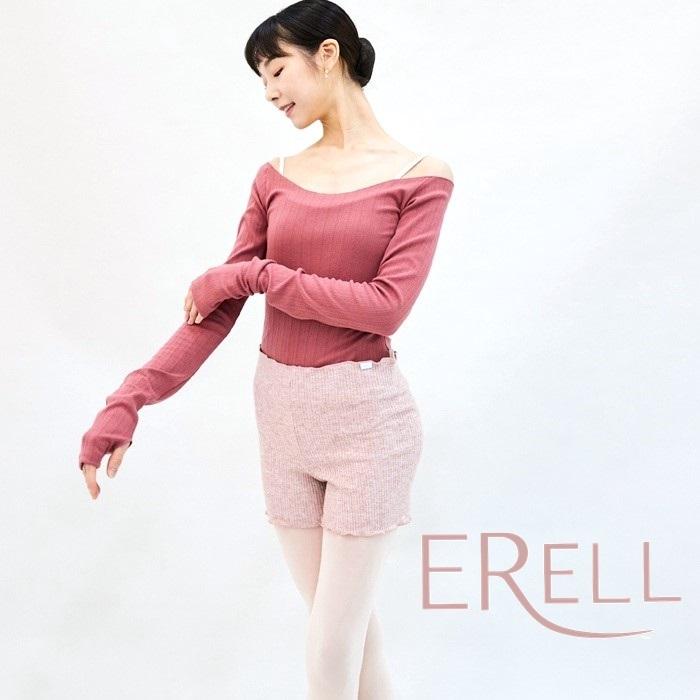 ERELL｜HONEY BEE RIB トップス｜ディープローズ : バレエ用品のダンスケイトヤフー店 - 通販 - Yahoo!ショッピング