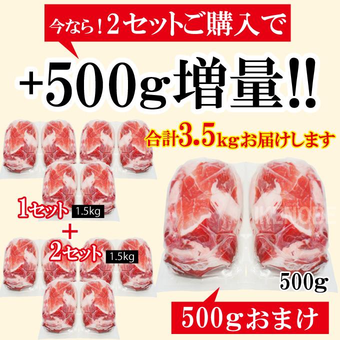 送料無料 カナダ産 豚肉 切り落とし こま肉 冷凍 便利な小分けパック 1.5kg 250g × 6パック 2セット以上購入で増量おまけ付き 微真空パック コマ : そうざい 男しゃく ...