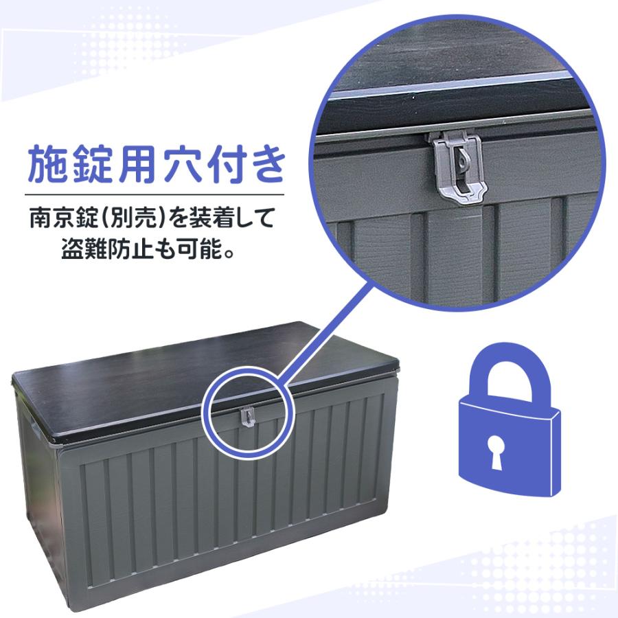 樹脂 ストッカー 幅96cm 約190L 物置 収納庫 屋外 ダストボックス 上開き ポリタンク ガーデン用品 ごみ箱 DIY ガーデニング 庭 感謝祭 : ダントツonline Yahoo ...