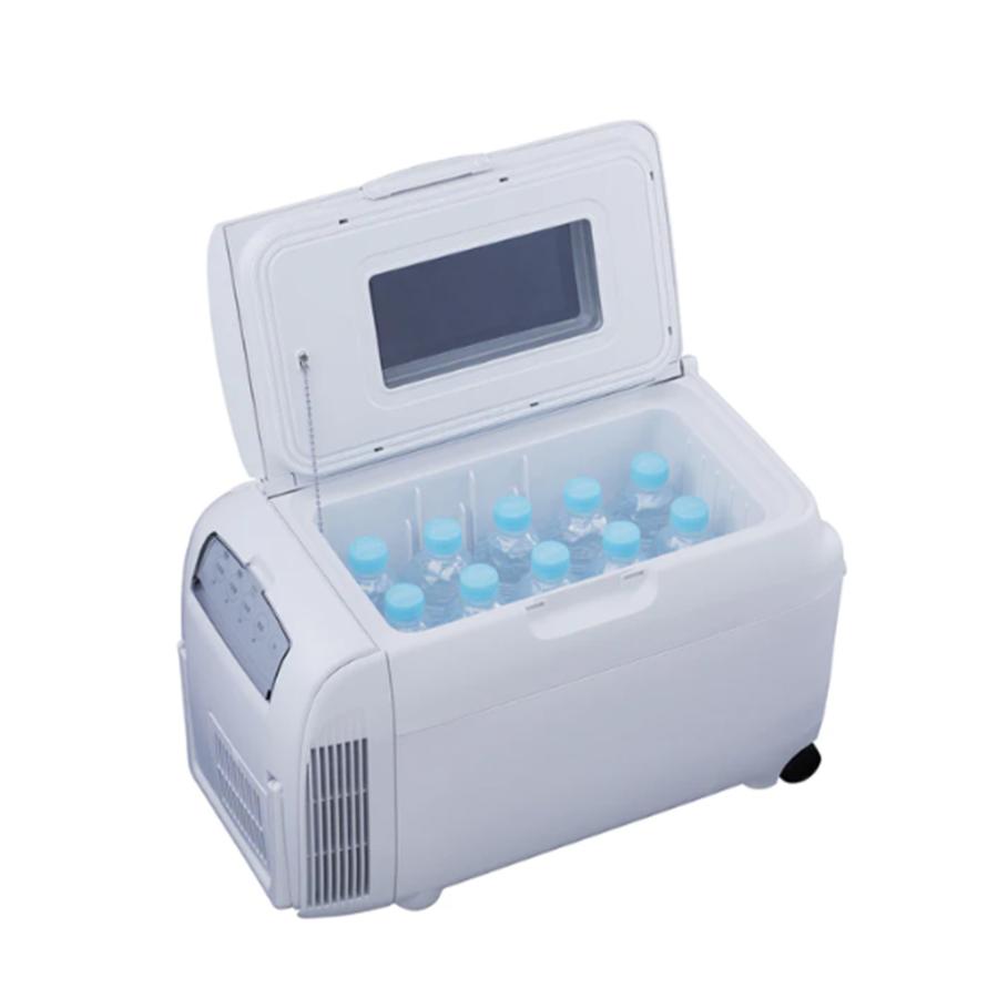 ツインバード ポータブル電子保冷保温ボックス HR-EB06W 2電源式 TWINBIRD 5.5L 保冷庫 保温庫 小型 おしゃれ ポータブル 持ち運び アウトドア : hr-eb07w ...