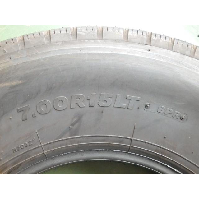 BRIDGESTONE 7.00R15 8PR ブリヂストン 夏 デュラビス R205 中古 9分山 2本セット サマータイヤ 日本製 7. ...