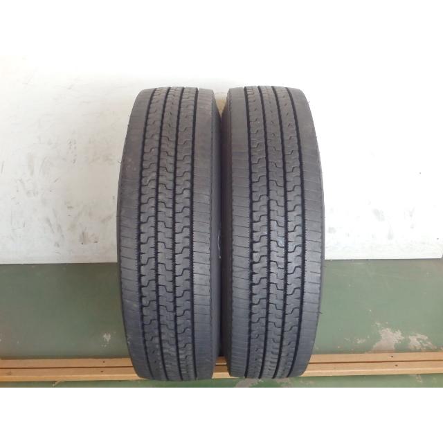ヨコハマタイヤ 245/80R17.5 133/131J ヨコハマ YOKOHAMA MIX 702ZE 中古 7分山 2本セット オールシーズンタイヤ 日本製 245/80/17.5 245 ...