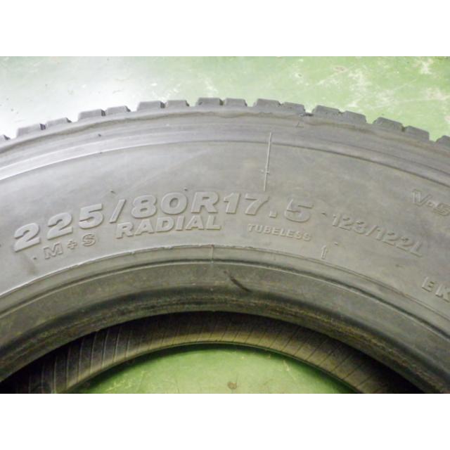 225/80R17.5 123/122L BANDAG 冬 180 BDR-HG 中古再生 2本セット スタッドレスタイヤ 225/80/17 ...